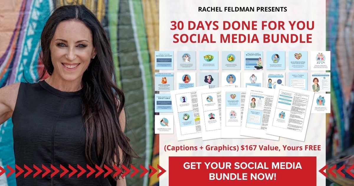 30 Days Done For You Social Media Bundle | Rachel Feldman - Your Health ...